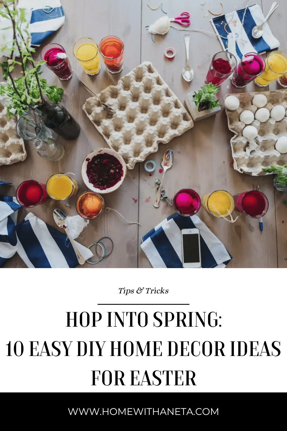 Hop into Spring: 10 Easy DIY Home Decor Ideas for Easter