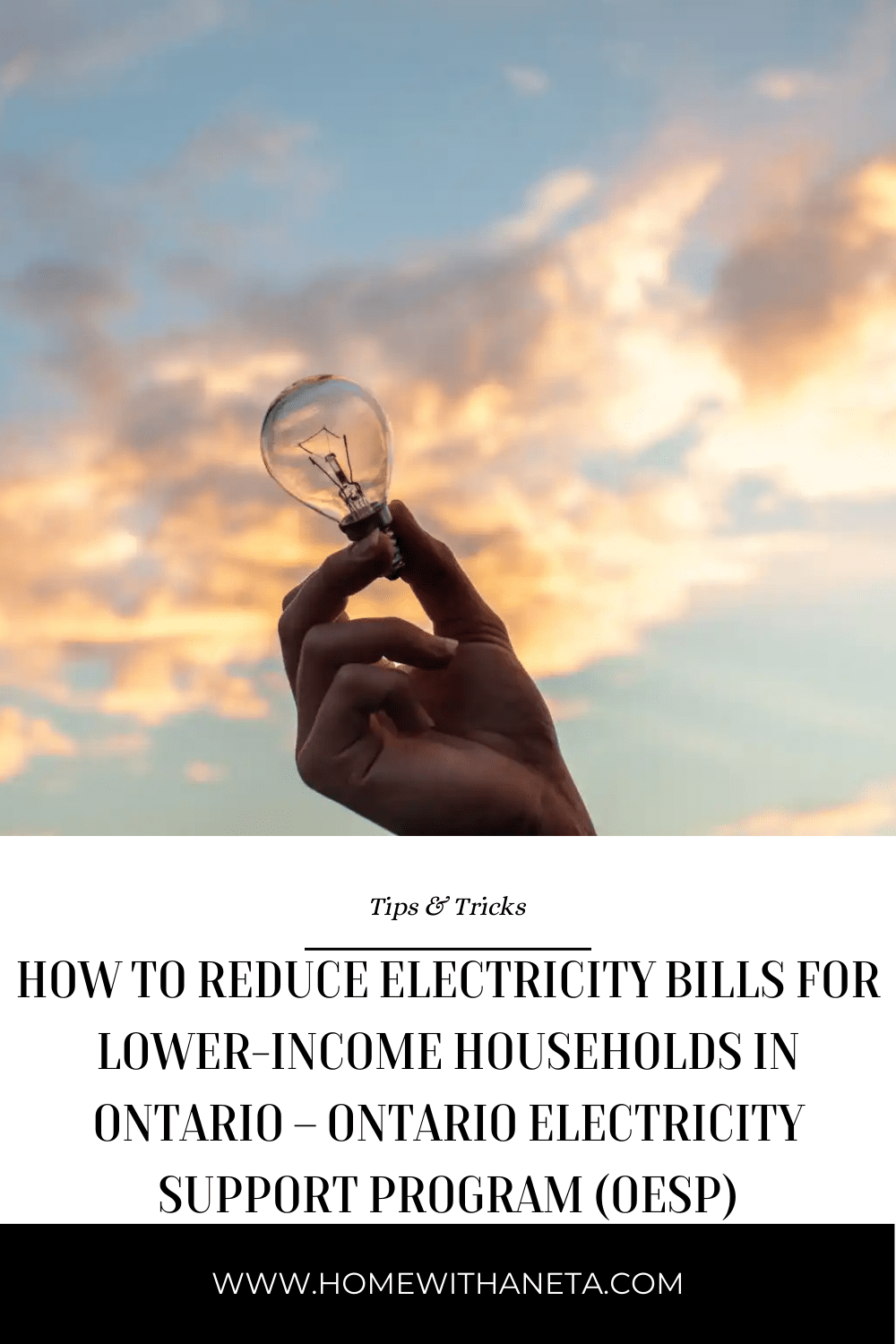 How to Reduce Electricity Bills for Lower-Income Households in Ontario ...