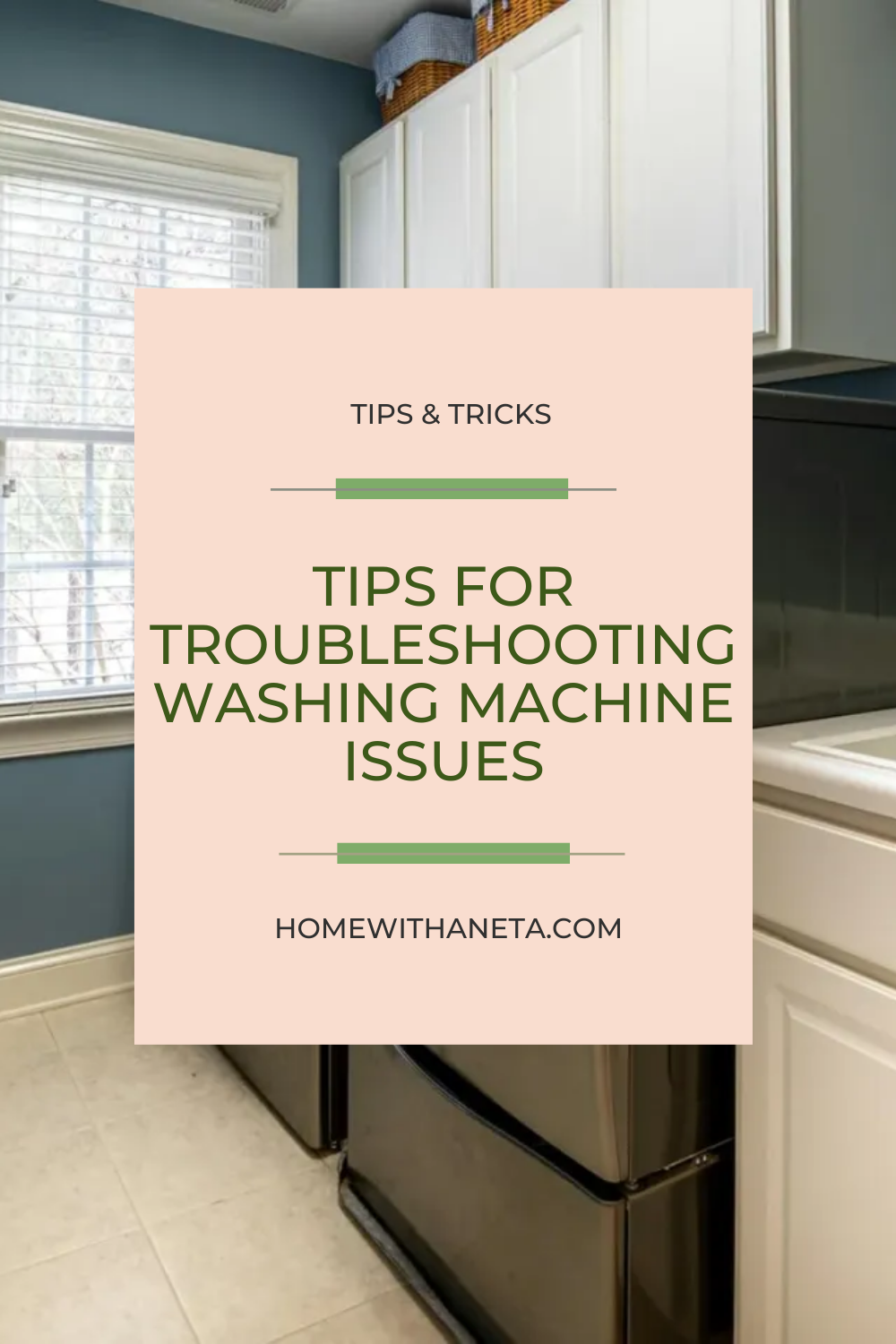 Tips for Troubleshooting Washing Machine Issues